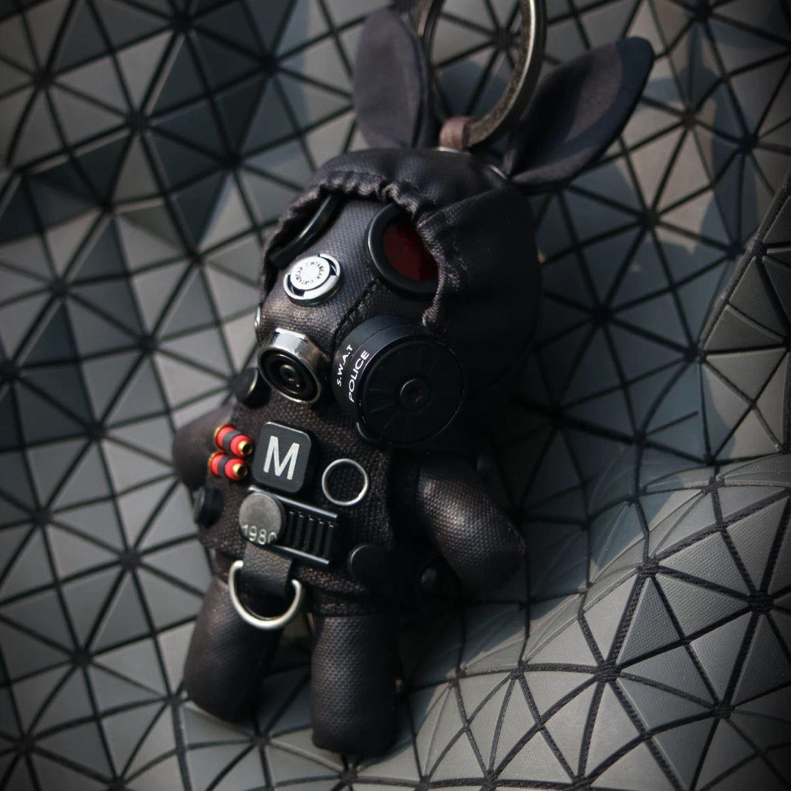 Gas Mask Bunny – Plush Charm – LABR